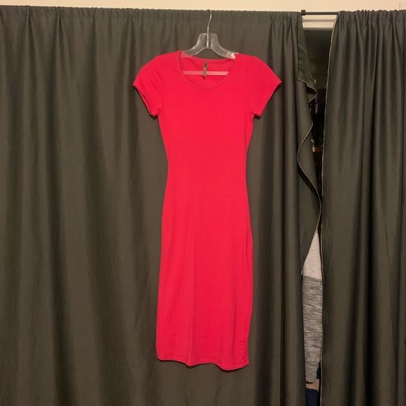Heart & Hips | Dresses | Hot Pink Open Back Dress | Poshmark